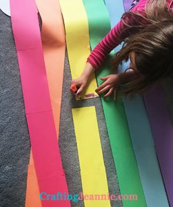 Easy Rainbow Craft (Free Template) - Crafting Jeannie