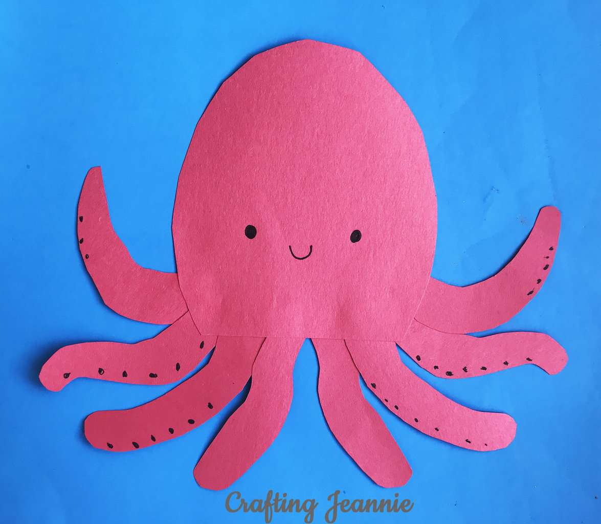 Jellyfish Craft (Free Template) - Crafting Jeannie