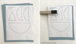 Easy Paper Shark Craft (Free Template) - Crafting Jeannie