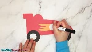 Paper Car Craft (Free Template) - Crafting Jeannie Crafting Jeannie