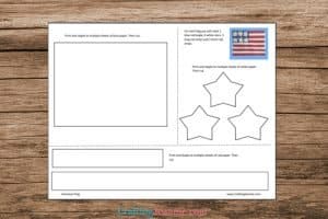 American Flag Craft (Free Template) - Crafting Jeannie Crafting Jeannie