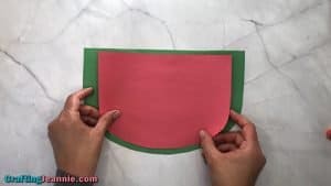 Paper Watermelon Craft (Free Template) - Crafting Jeannie