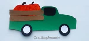 Pocket Truck Craft (Free Template) - Crafting Jeannie