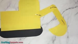 Excavator Craft (with Template) - Crafting Jeannie