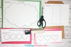 Easy Heart Tree Craft (with Template) - Crafting Jeannie