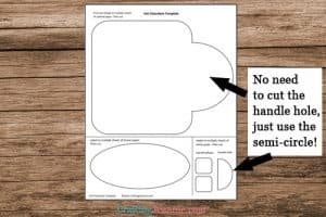 Easy Hot Chocolate Craft (Free Template) - Crafting Jeannie