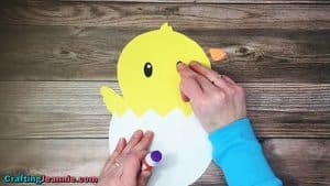 Hatching Chick Craft (Free Template) - Crafting Jeannie