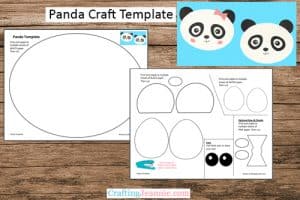 Panda Craft (Free Template) - Crafting Jeannie