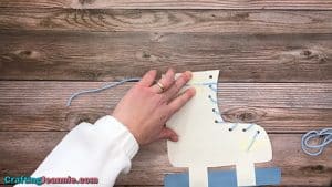 Ice Skate Craft (Free Template) - Crafting Jeannie