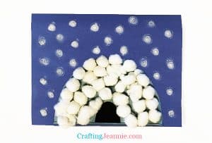 Preschool Igloo Craft (Free Printable) - Crafting Jeannie