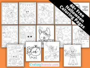 40+ Free Halloween Coloring Pages