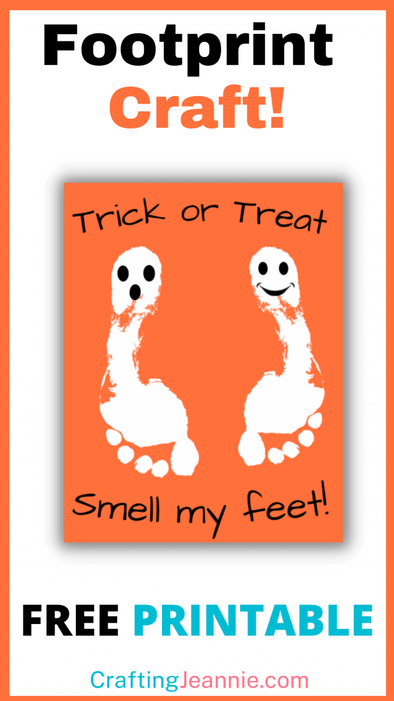 Halloween Handprint Craft (Free Printable) - Crafting Jeannie