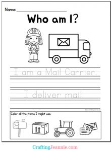 20 Community Helper Coloring Pages (FREE Printable)