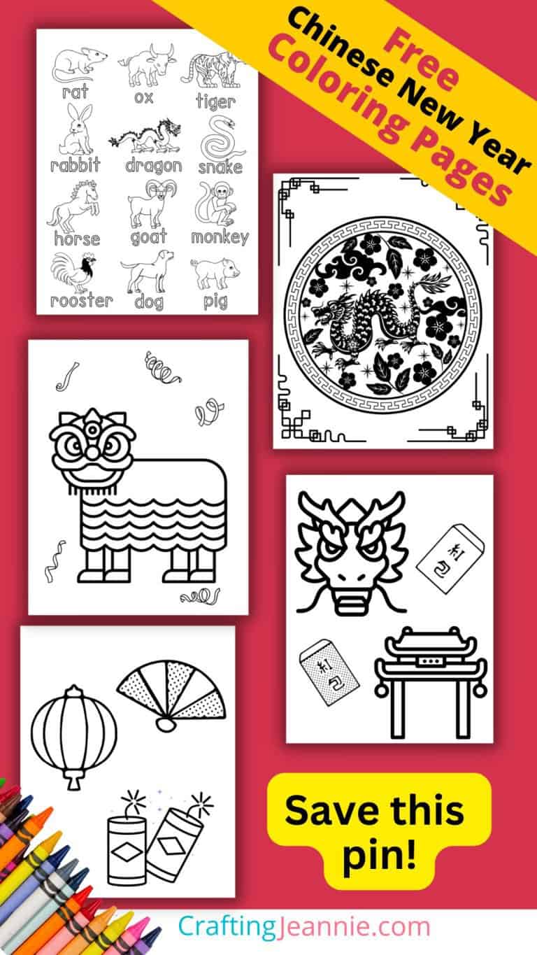 15 Chinese New Year Coloring Pages - Free Printable