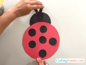 Ladybug Craft (Free Template) - Crafting Jeannie