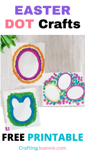 Easter Dot Art (Free Template) - Crafting Jeannie