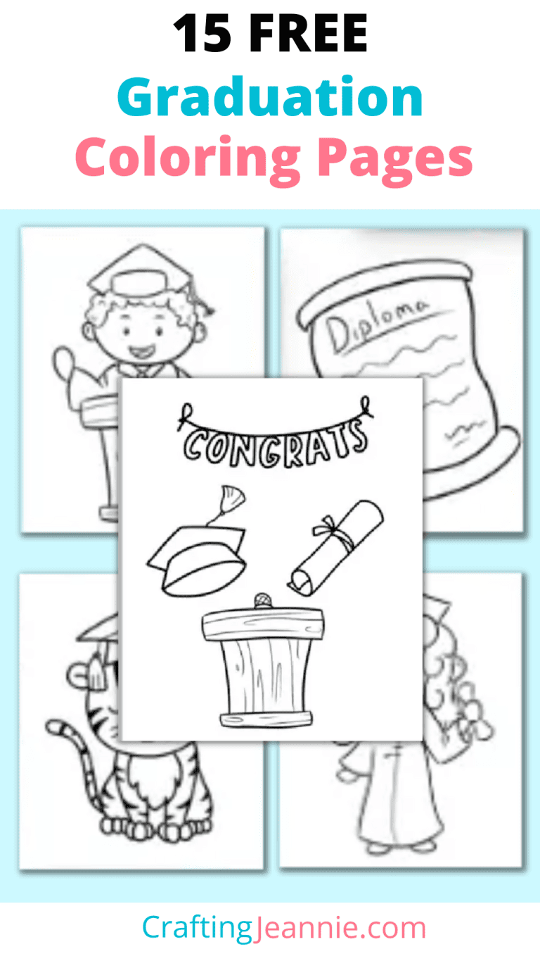 15+ Graduation Coloring Pages - Free Printable