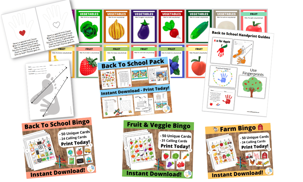 August Craft & Activity Bundle - Crafting Jeannie