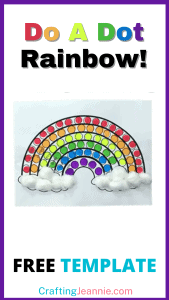 Free Printable Rainbow Template - Crafting Jeannie
