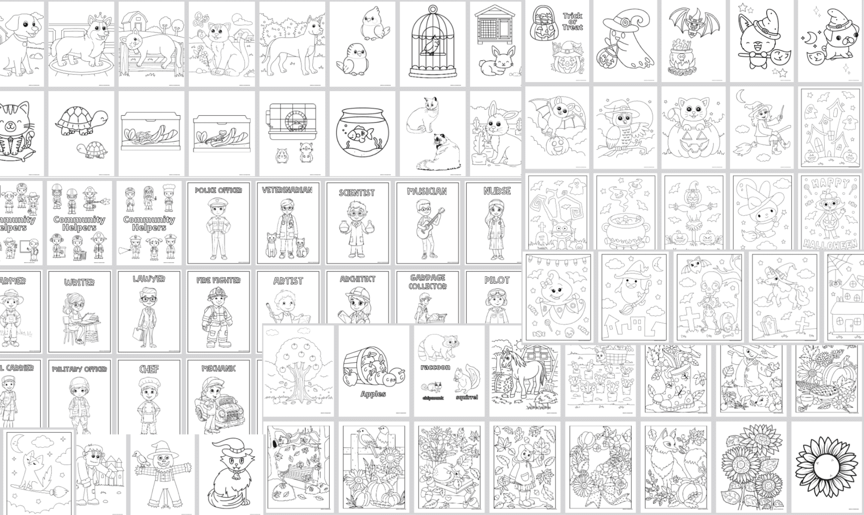 October Craft & Activity Bundle - Crafting Jeannie