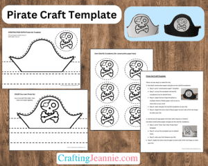 Pirate Hat Craft (Free Template) - Crafting Jeannie