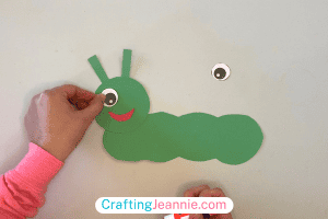 Caterpillar Craft (Free Template) - Crafting Jeannie