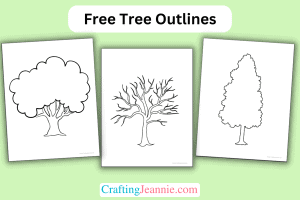 Free Tree Outline - PDF - Crafting Jeannie