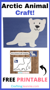 Arctic Animal Craft (Free Template) - Crafting Jeannie