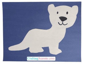 Arctic Animal Craft (Free Template) - Crafting Jeannie