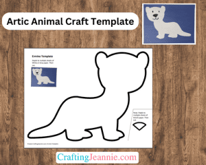 Arctic Animal Craft (Free Template) - Crafting Jeannie