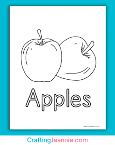 15+ Free Apple Coloring Pages (PDF)