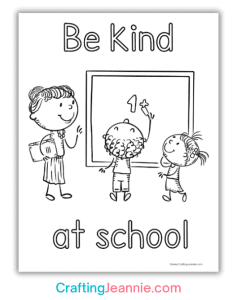 10+ Kindness Coloring Pages (Free PDF)
