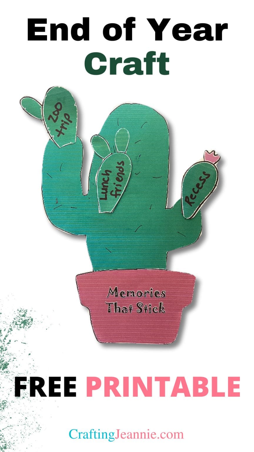 End Of Year Craft - Free PDF - Crafting Jeannie