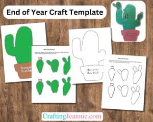 End Of Year Craft - Free PDF - Crafting Jeannie