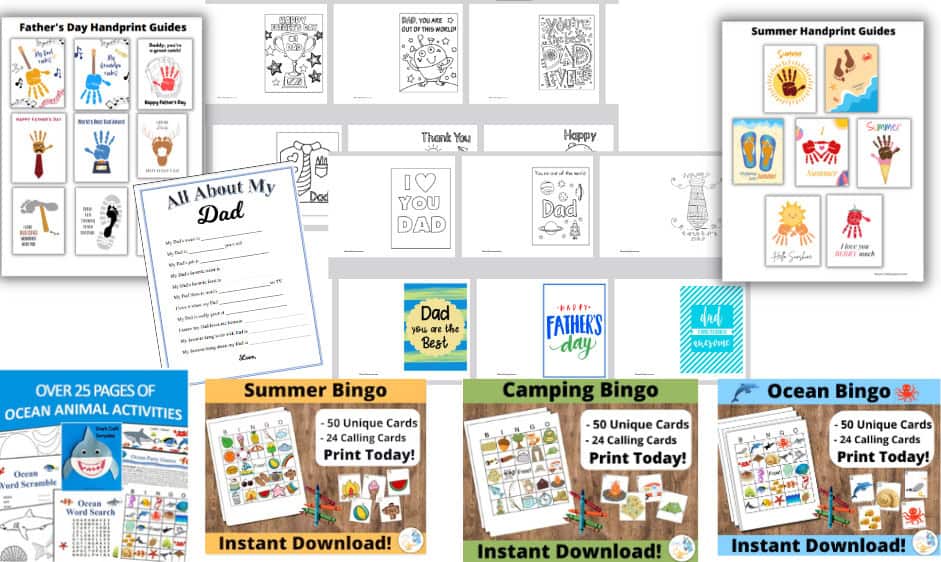 June Craft & Activity Bundle - Crafting Jeannie