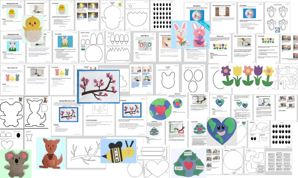 April Craft & Activity Bundle - Crafting Jeannie