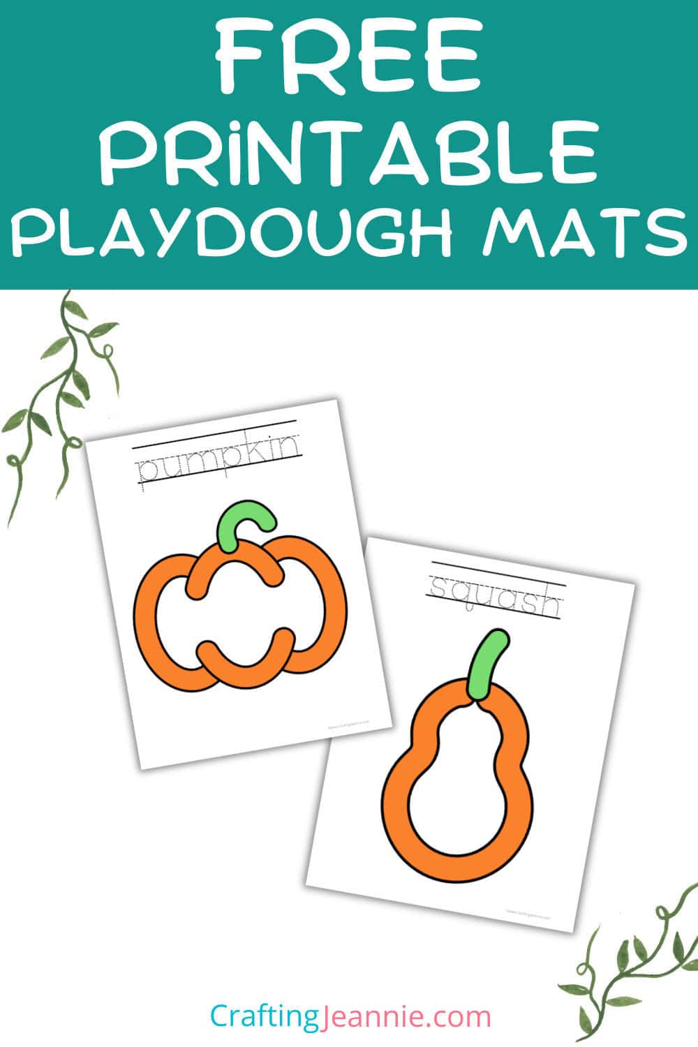 Pumpkin Activity for Preschool - Free PDF - Crafting Jeannie