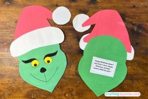 Grinch Craft (Free Template) - Crafting Jeannie