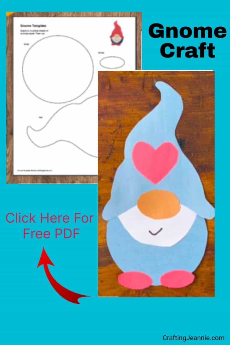 Gnome Craft (Free Template) - Crafting Jeannie