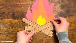 Campfire Craft (Free Template) - Crafting Jeannie