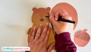 Squirrel Craft (Free Template) - Crafting Jeannie