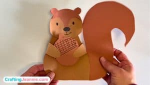 Squirrel Craft (Free Template) - Crafting Jeannie