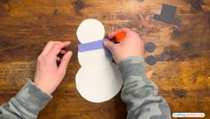 Snowman Craft (Free Template) - Crafting Jeannie