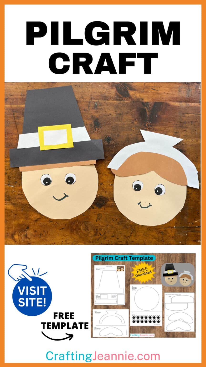 Pilgrim Craft (with Free Template) - Crafting Jeannie