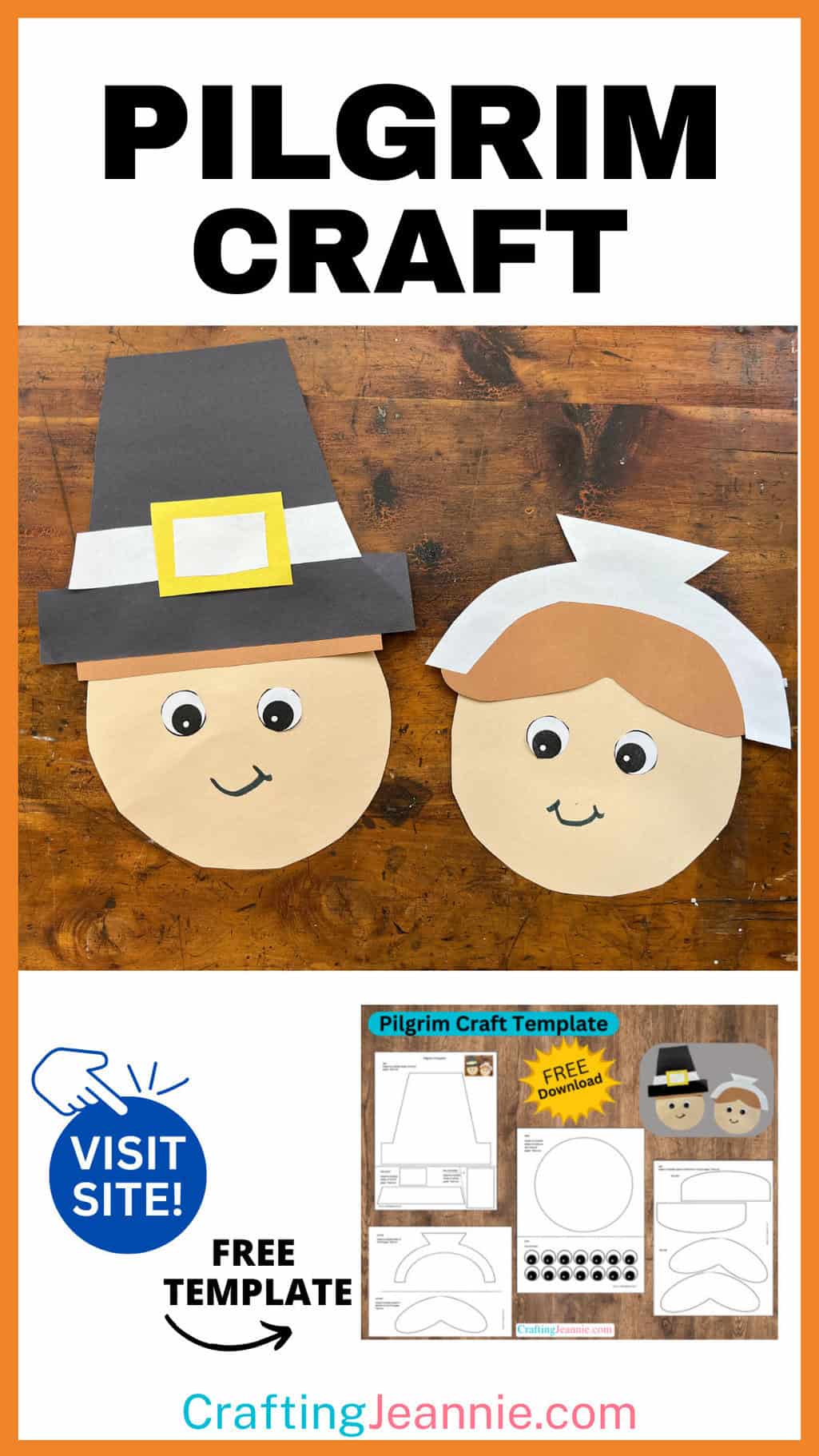 Pilgrim Craft (with Free Template) - Crafting Jeannie